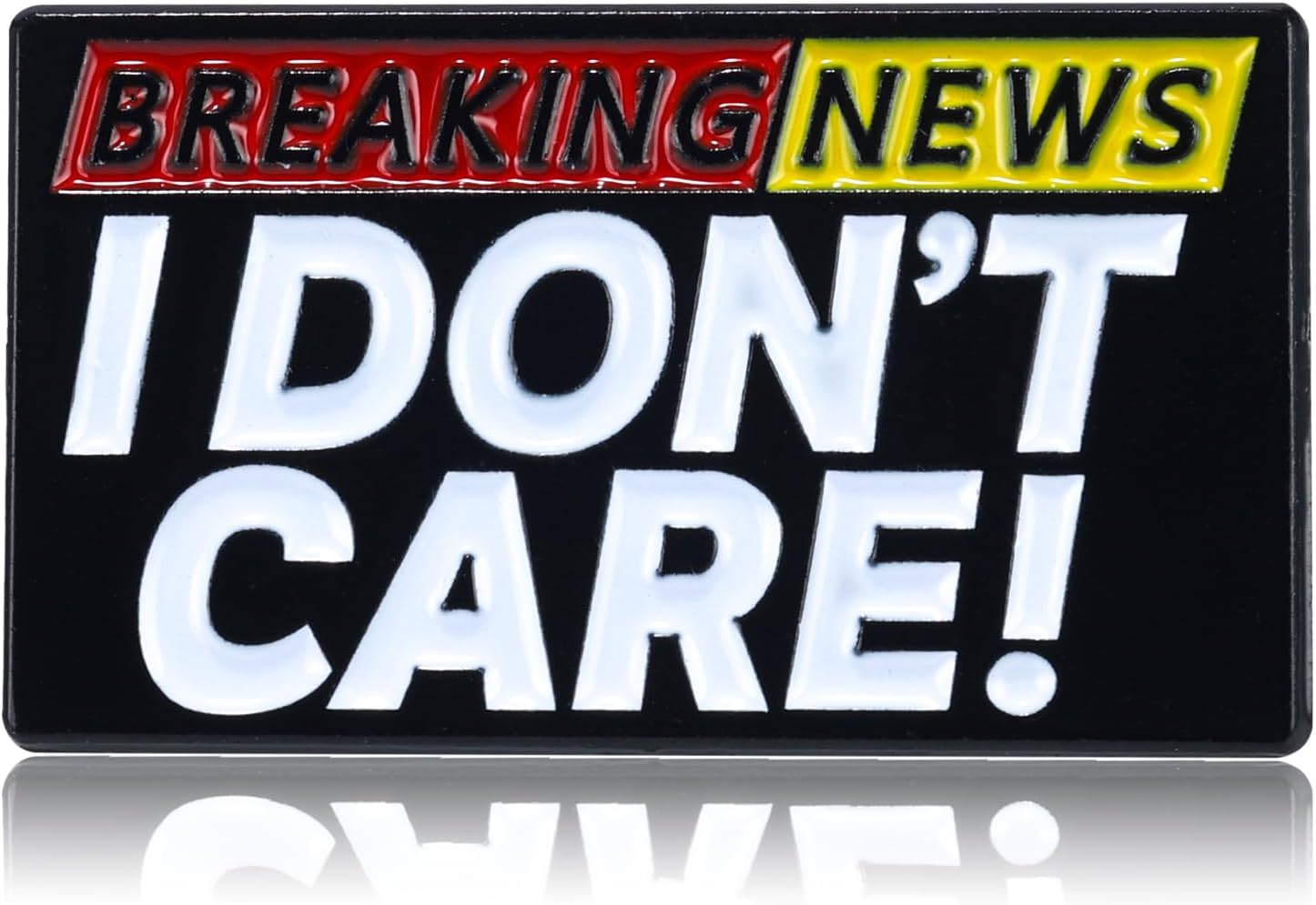 Amazon.com: Cute Enamel Pins for Backpacks I Don’t Care Brooch Pins ...