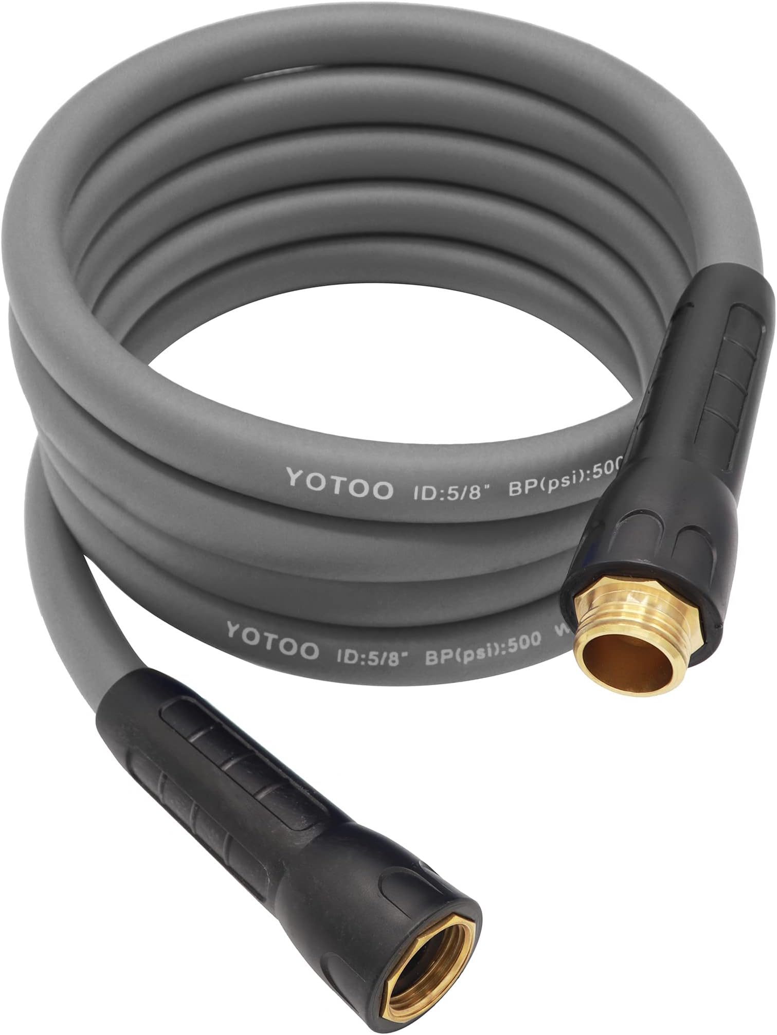 Amazon.com: Socpuro Hybrid Garden Hose 5/8 in x 50 FT, Flexible Kink ...