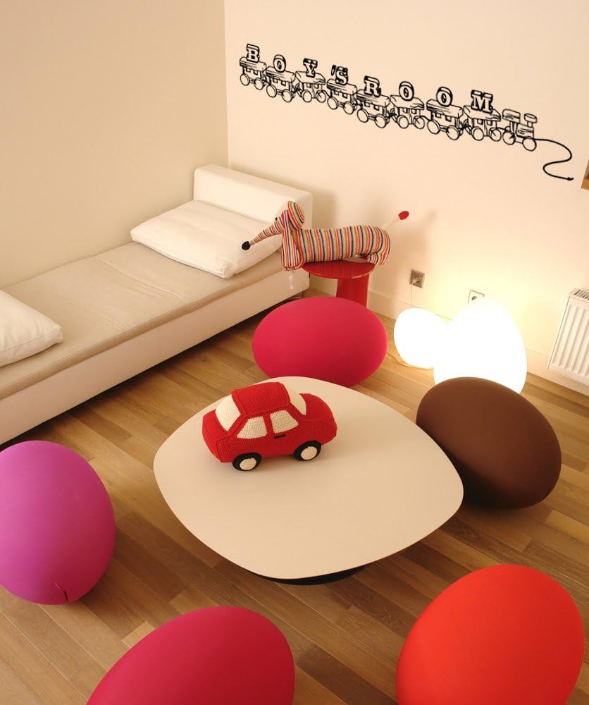 Amazon.com: Stickerbrand Vinyl Wall Decal Sticker Boys Room Train OS ...