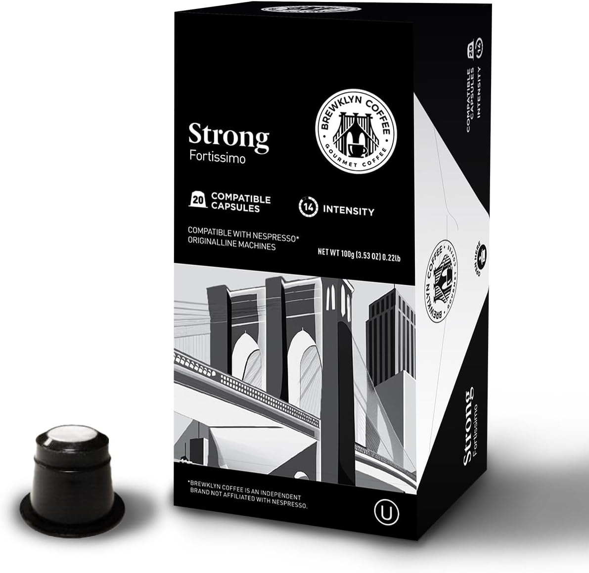 Amazon.com: BREWKLYN COFFEE for Nespresso Original Machine 120 pods ...