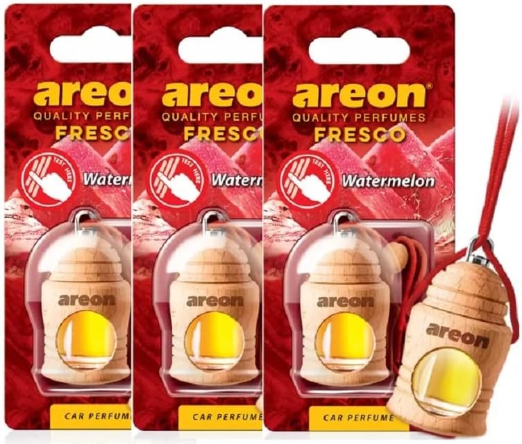 Areon Fresco Car Air Freshener Watermelon 4 Milliliters Multi Pack Of 3 ...