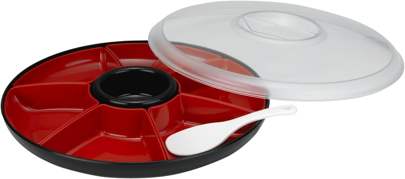 Amazon.com | JapanBargain 3023, Japanese Divided Serving Plate Cover ...