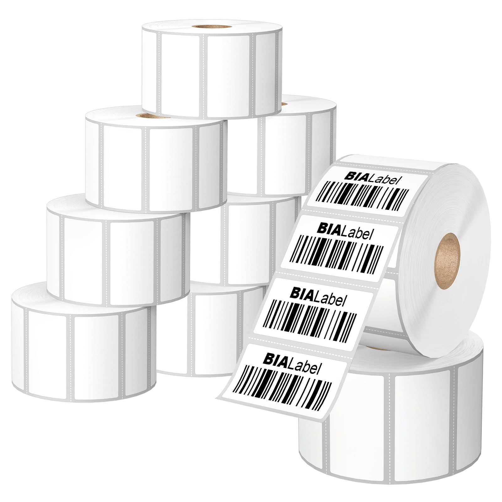 Amazon.com : 12 Rolls 2" X 1" Barcode Labels, 1300/Roll - Direct ...