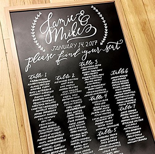 Amazon.com: Rustic Chalkboard Seating Chart : Handmade Products