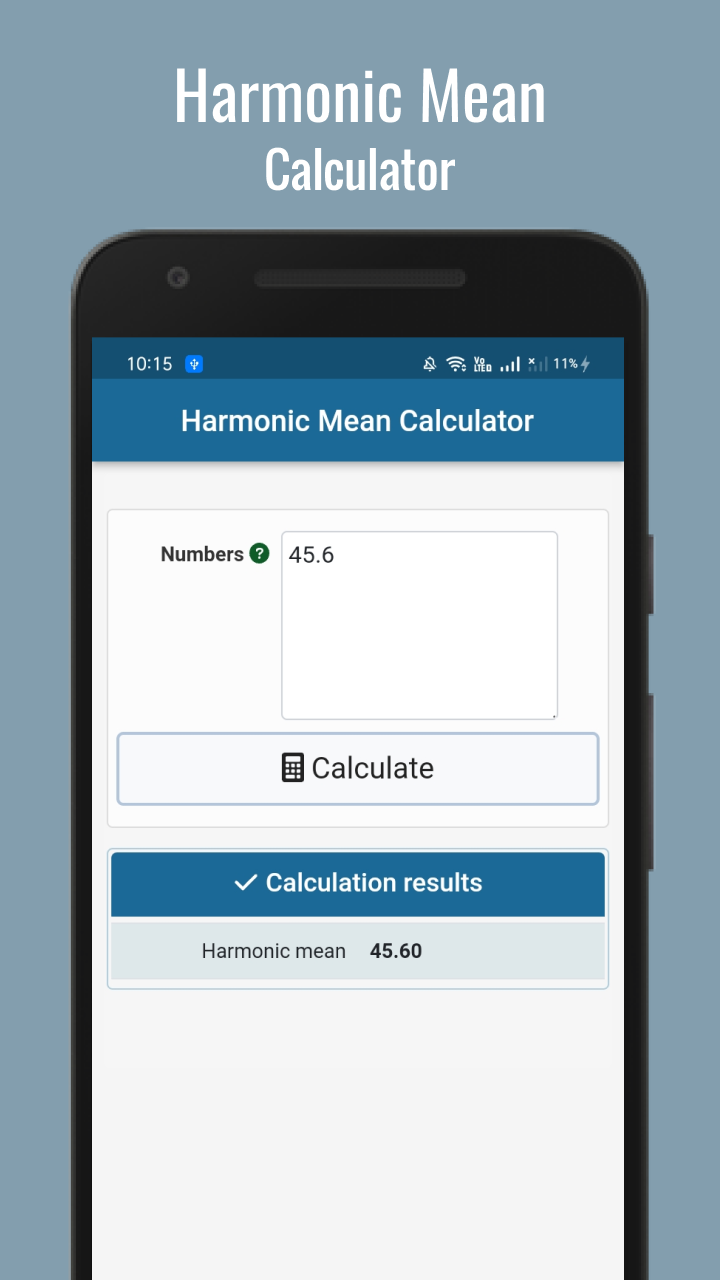 Harmonic Mean Calculator - App on Amazon Appstore