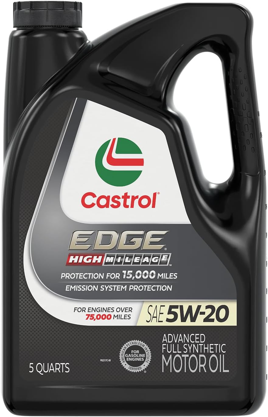 Amazon.com: Mobil 1 High Mileage Full Synthetic Motor Oil 5W-20, 5 ...