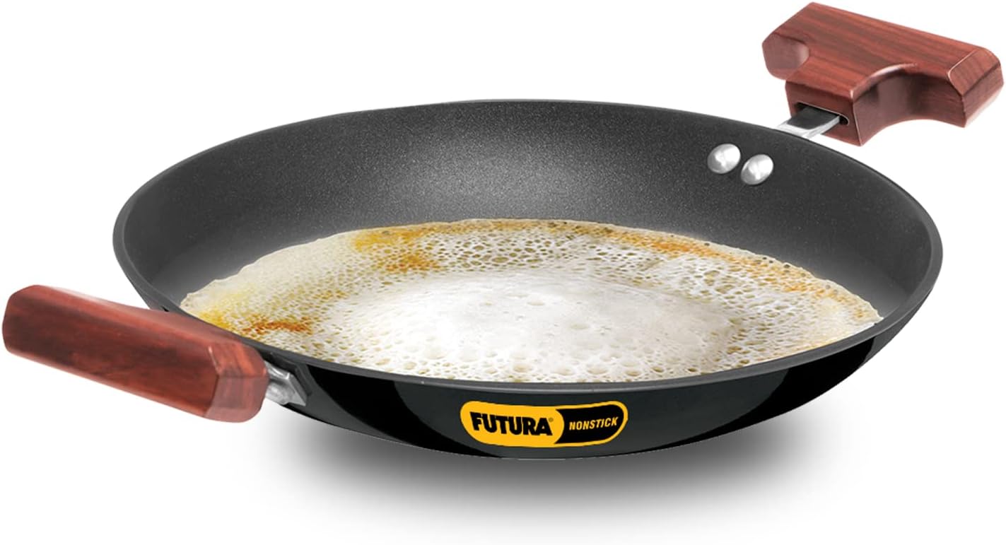 Amazon.com: HAWKINS Nonstick Appe Pan with Glass Lid, 12 Cups, Diameter ...