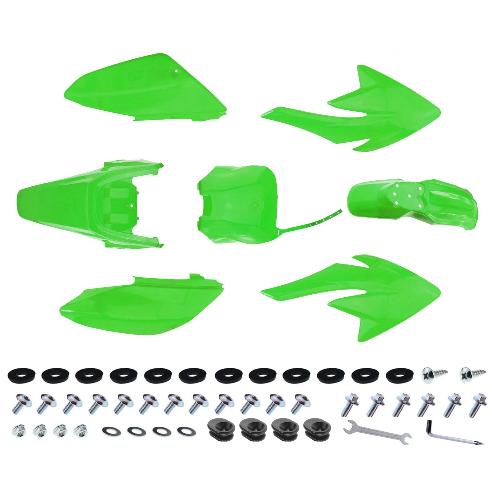 Thumpstar Pitpro Atomic Plastics CRF70/XR70 Plastics Kit With Seat ...