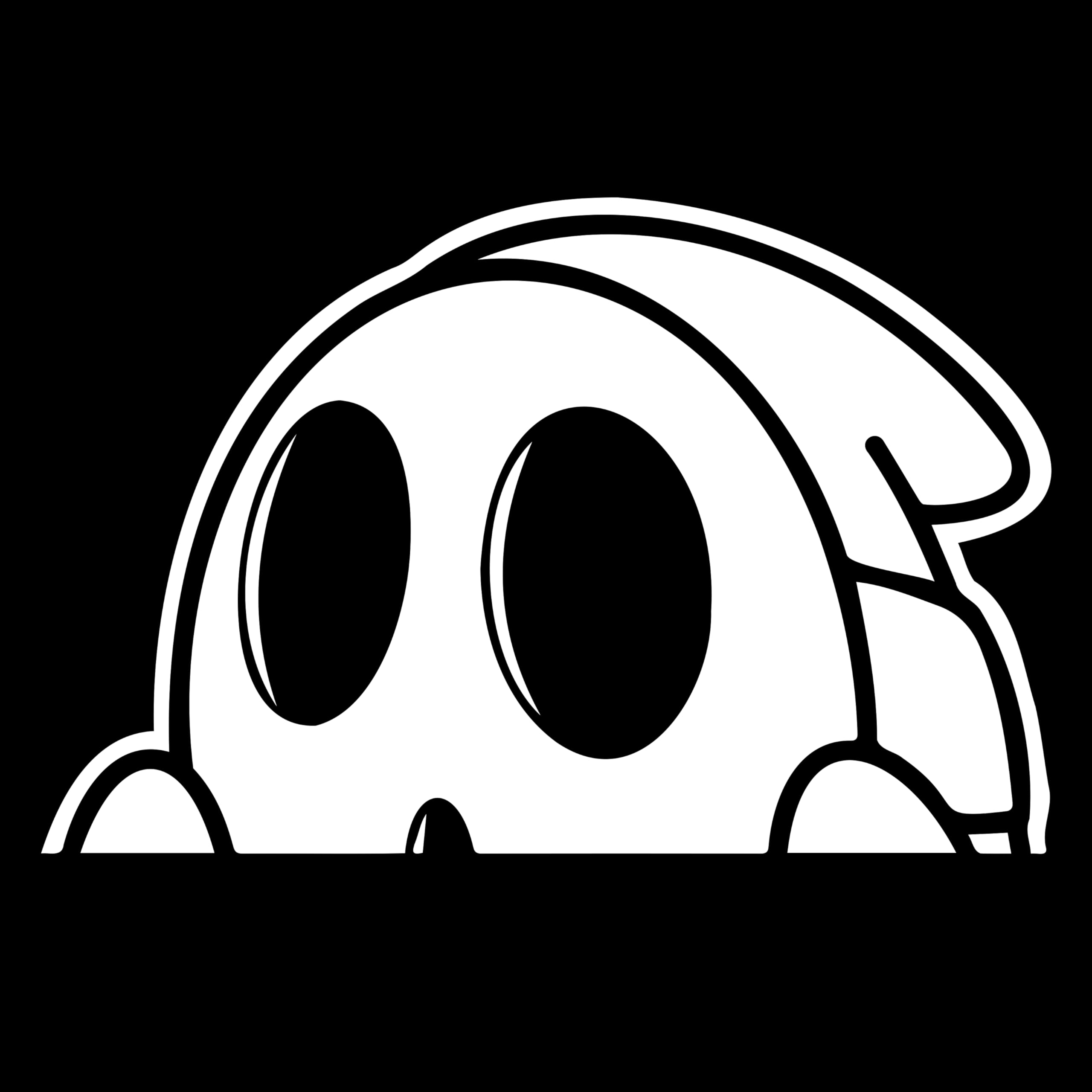 Shy Guy Tattoo Stencil