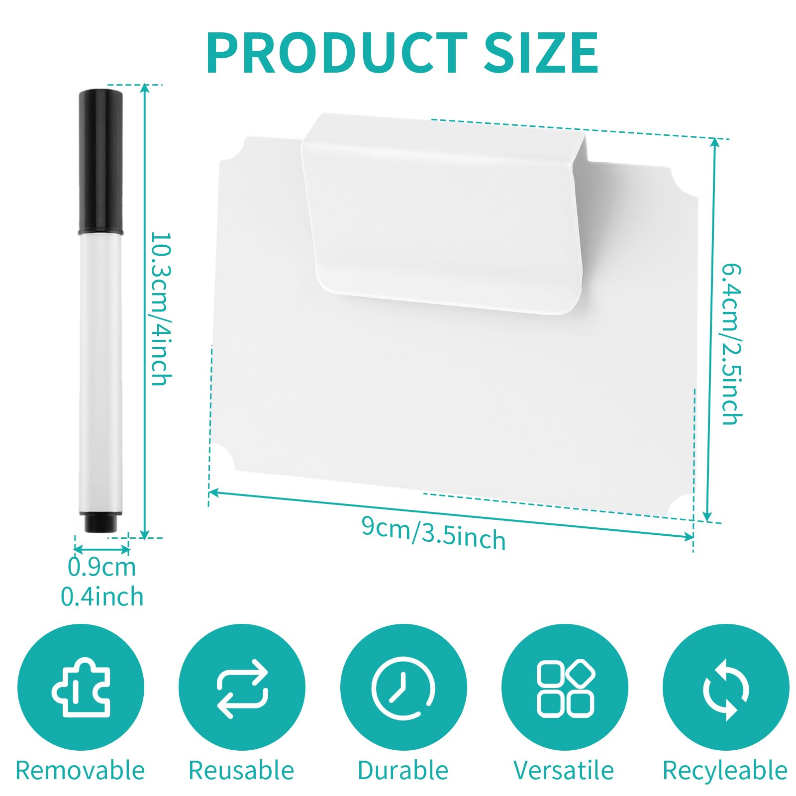Snapklik.com : 26 Pieces Basket Labels Clip On Set, Include 24 Pieces ...