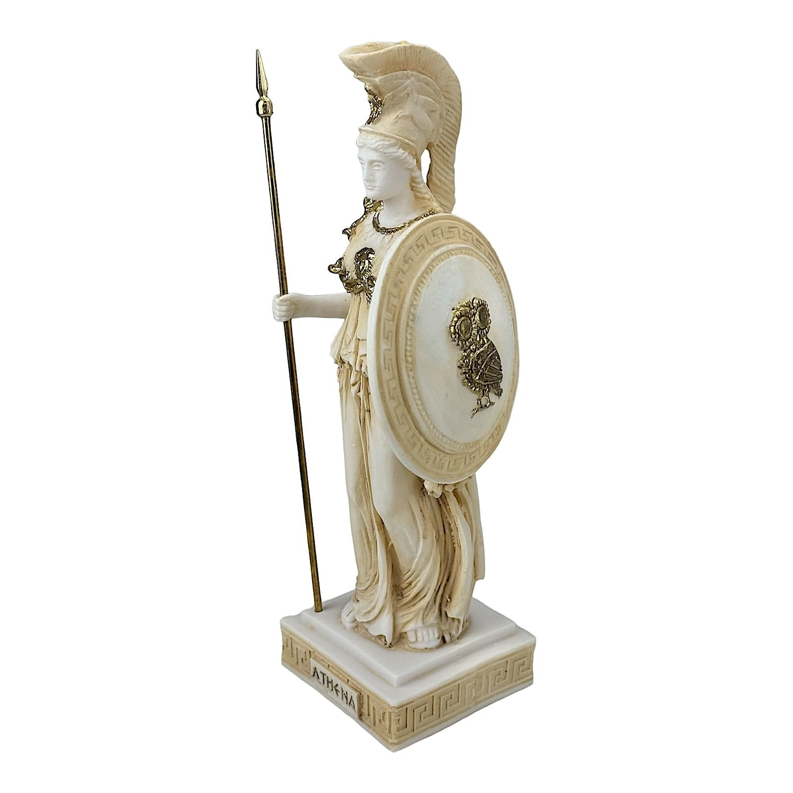 Minerva Statue Statue Of Minerva With Owl As Symbol Of Wisdom. The