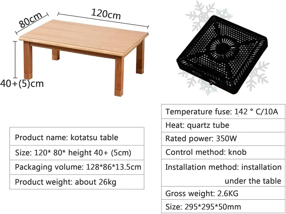 Kotatsu Heater Table, Japanese Heated Table for Philippines | Ubuy