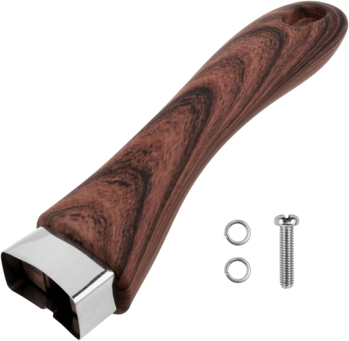 Amazon.com: PIYANYO Brown Wood Color 170x35mm Wooden Pot Handle Milk ...