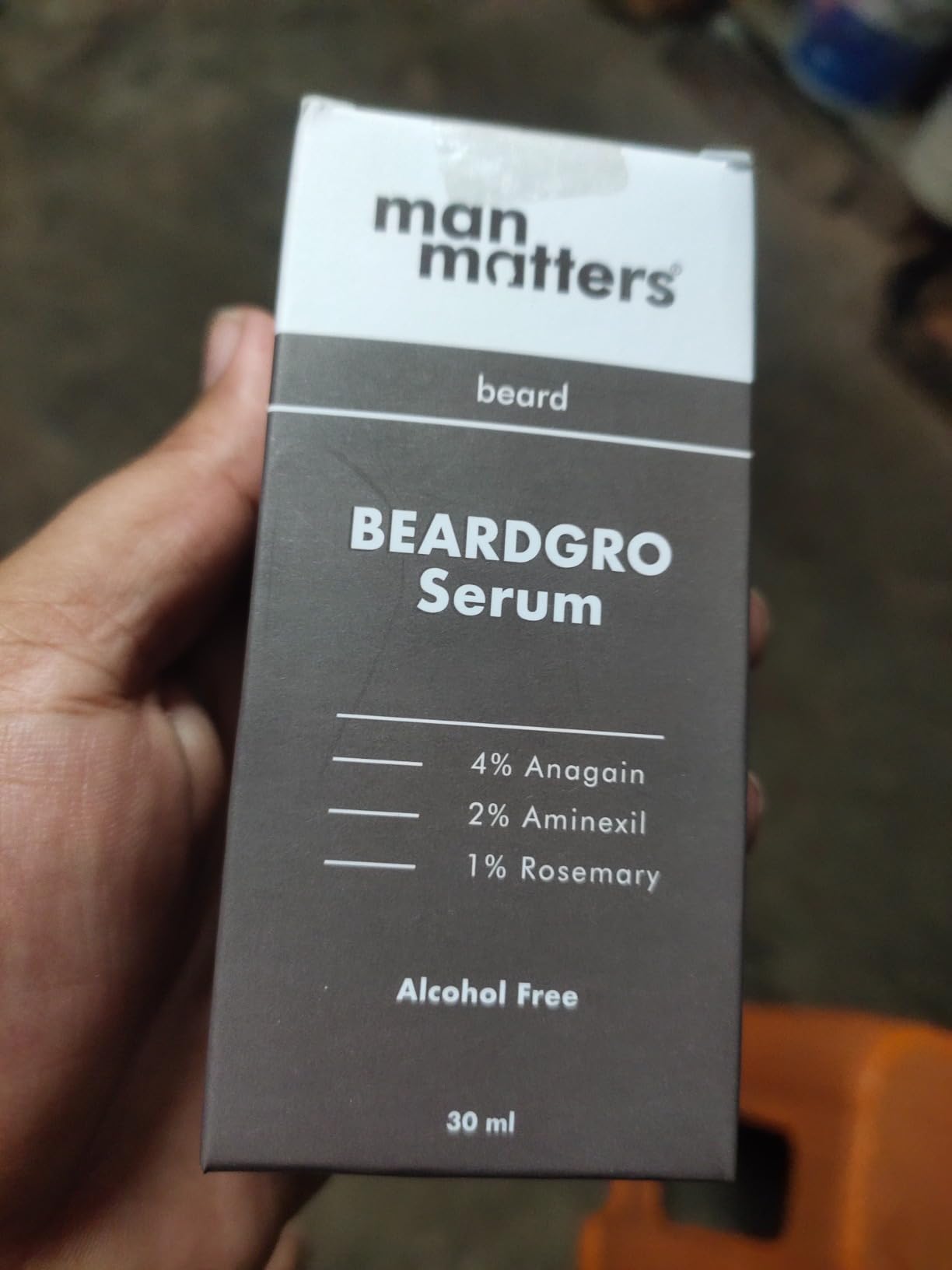 Man Matters Beardgro Oil-In-Serum 30Ml | 4% Anagain, 2% Aminexil & 1% ...