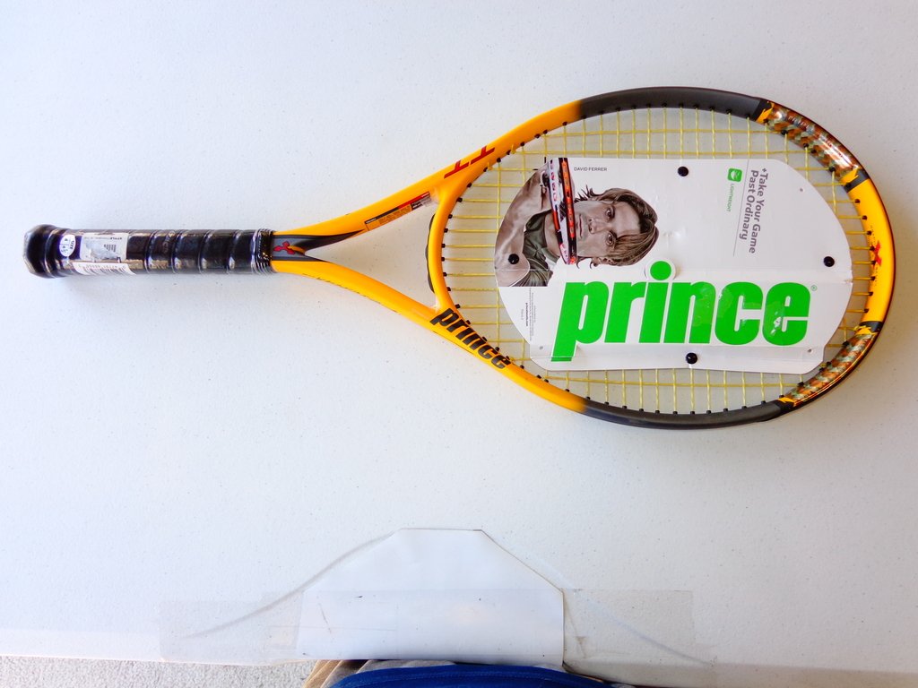 Buy Prince TT Scream Oversized Tennis Racquet -Strung with Cover (4 1/2 ...