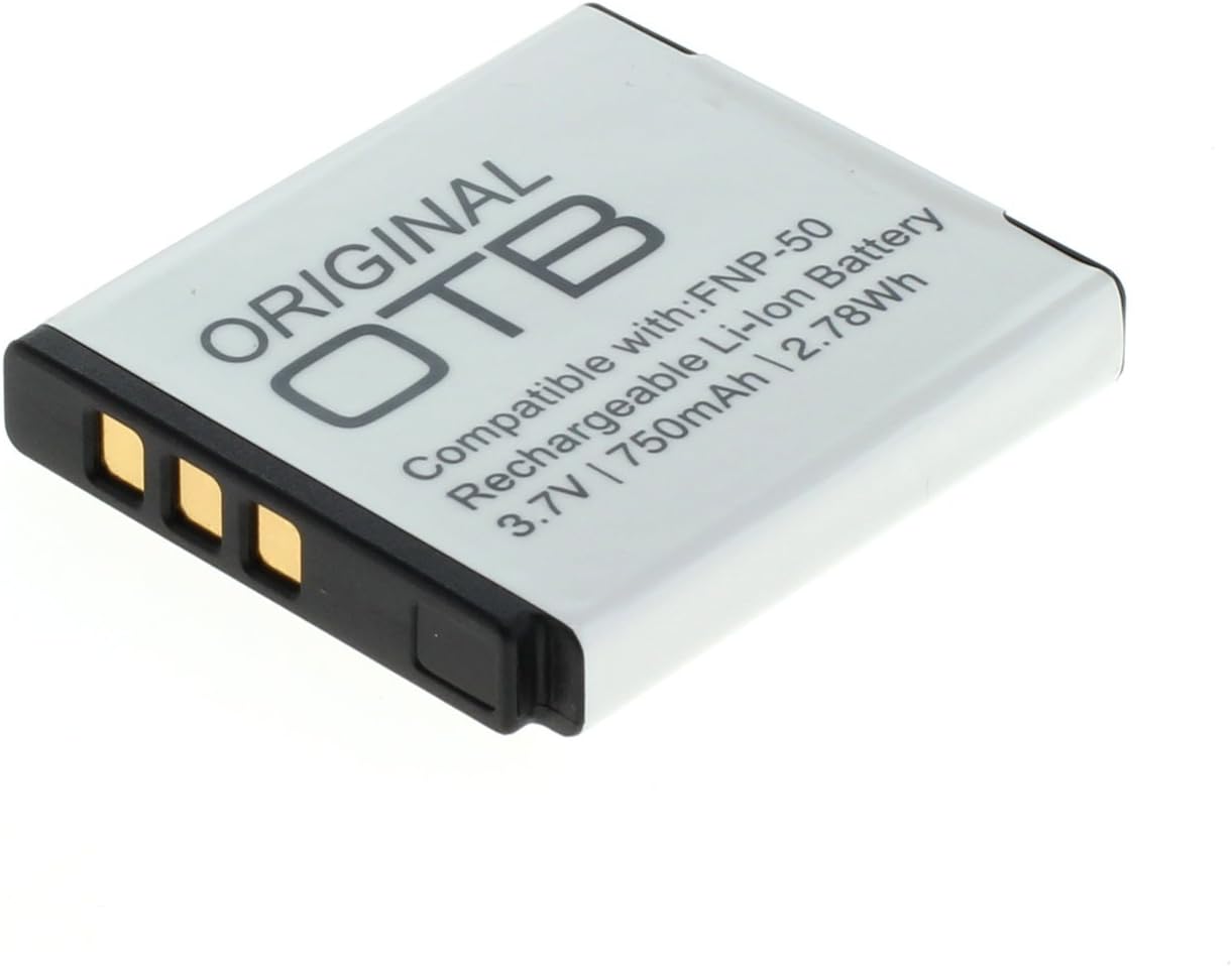 OTB Batterie Li-ion pour Fuji NP-50 / Pentax D-LI68 / Kodak Klic-7004 ...