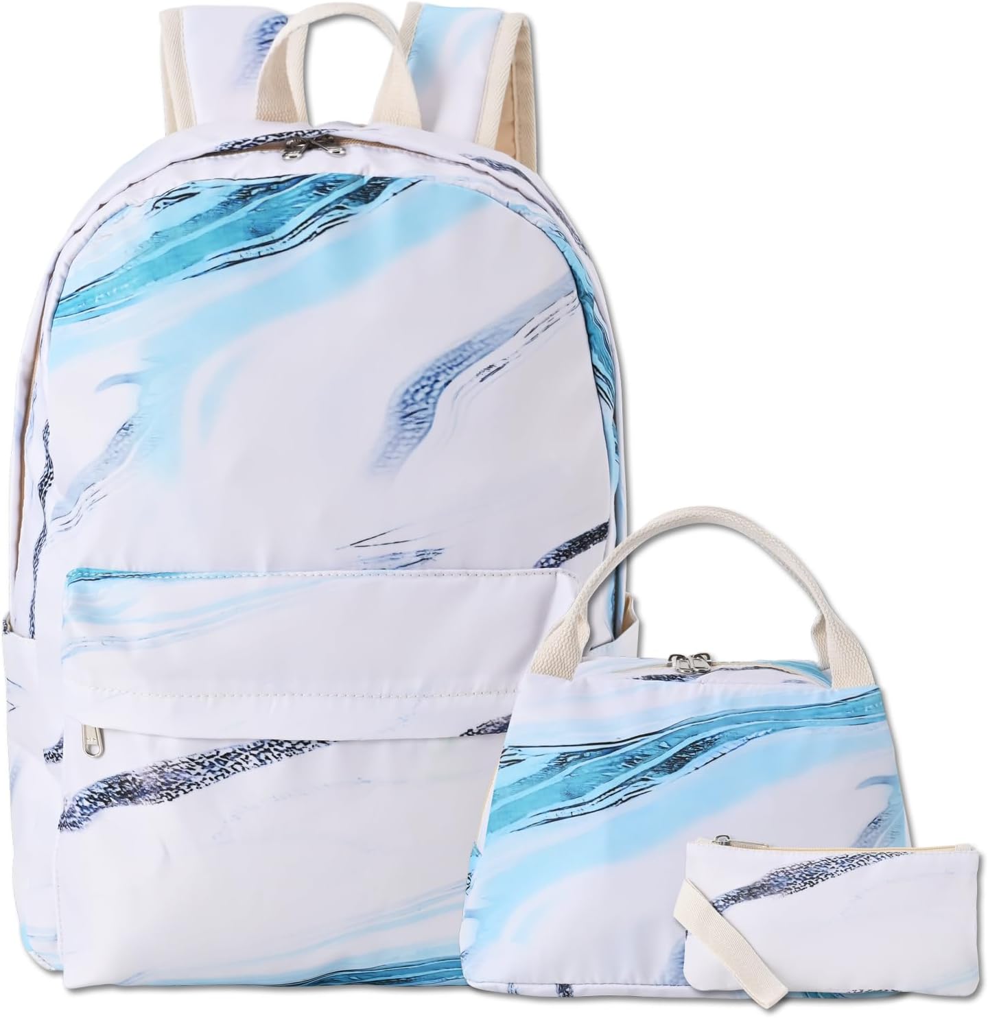 Amazon.com | SHEEYEE School Backpack for Teen Girls with Lunch Bag ...