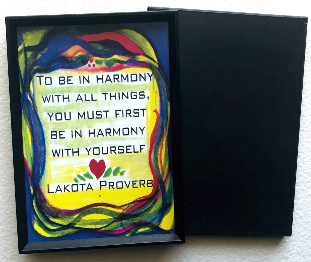 Amazon.com: To be in harmony 2x3 Lakota proverb magnet - Heartful Art ...