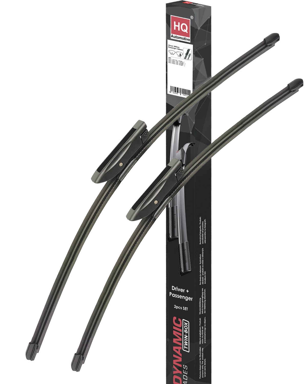 HQ AUTOMOTIVE Front Windscreen Wiper Blades fits for VAUXHALL Vivaro C ...