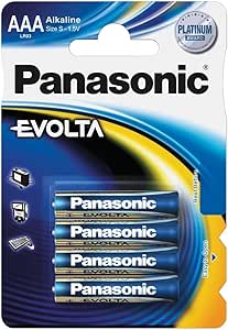 Amazon.com: Panasonic Evolta AAA 4 unidades : Salud y Hogar