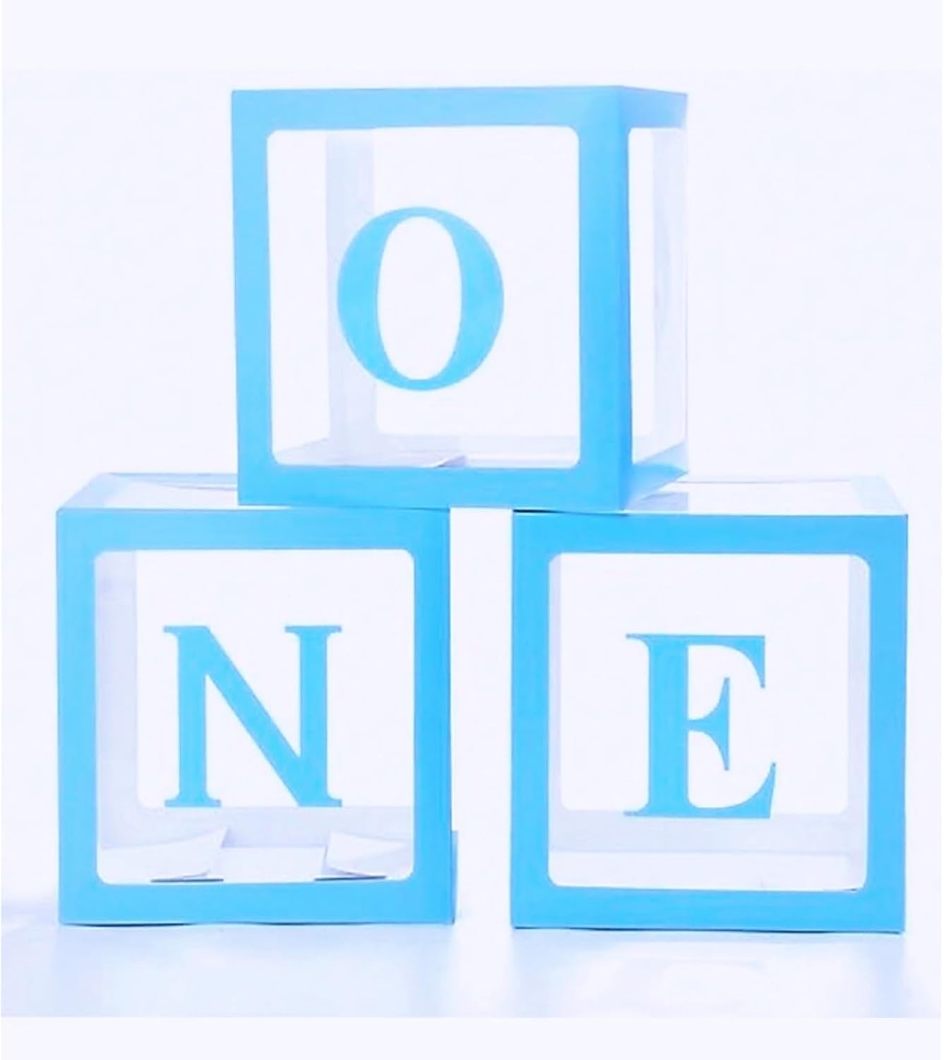 Amazon.com: Blue One Boxes - 1st Birthday Decorations With 20 Balloons ...