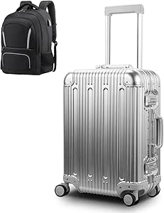Amazon.com | All Aluminum Luxury 20" Carryon Luggage Multi Level ...