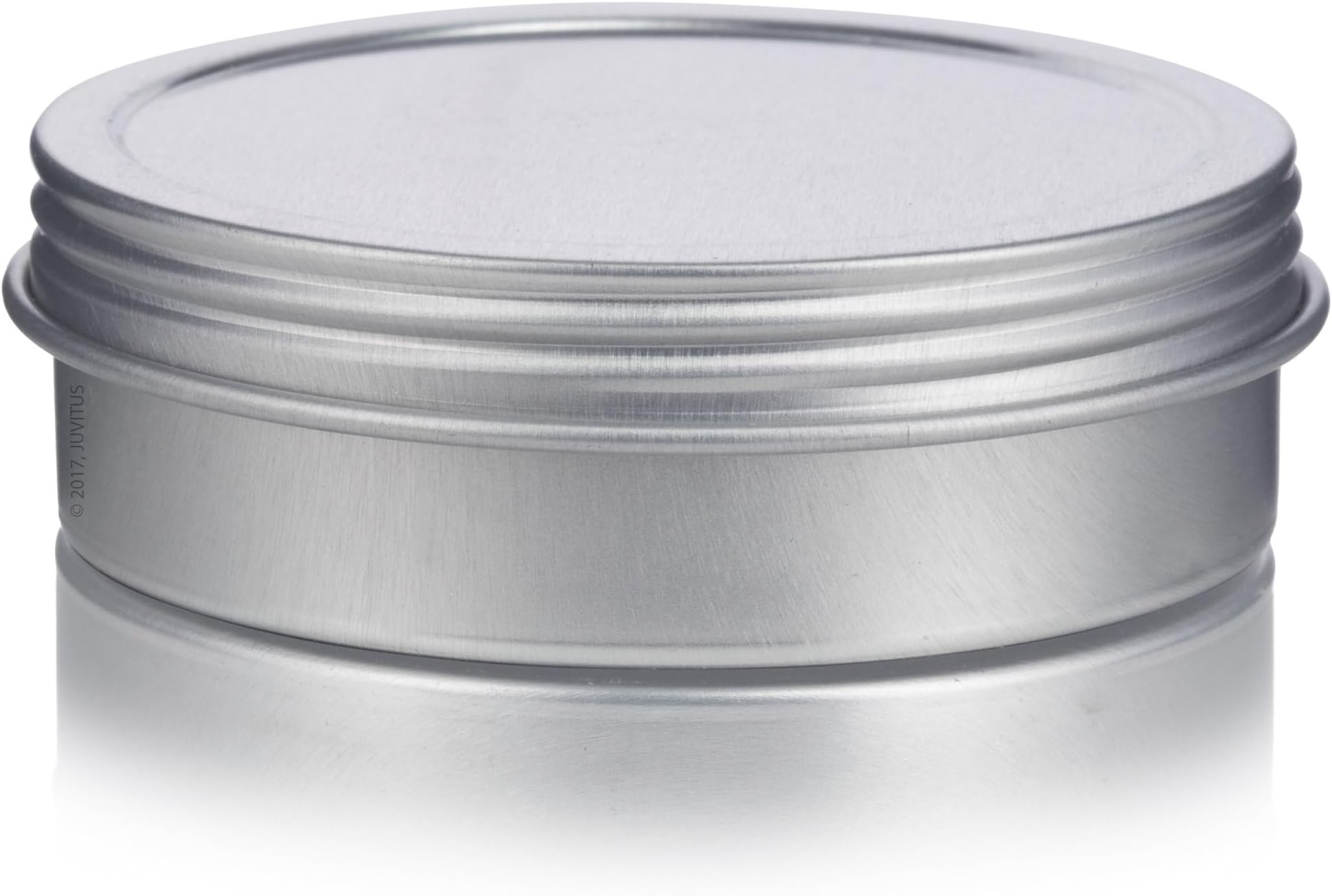 Amazon.com: JUVITUS 8 oz Metal Steel Tin Deep Container with Tight ...