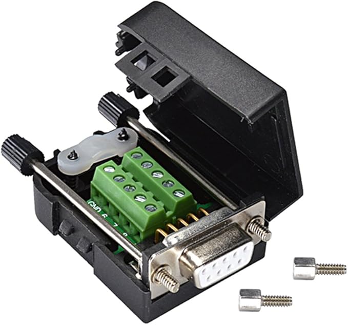 Amazon.com: Oiyagai DB9 Female 9 Pin to Screw Terminal Adapter with ...