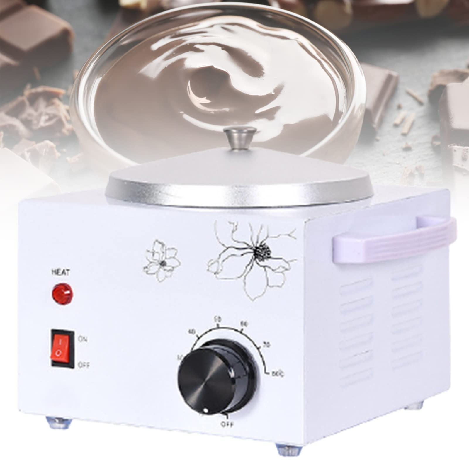 Buy Luckyzl 200w Chocolate Tempering Machine 10℃~80℃ Diy Melter, with 2 ...