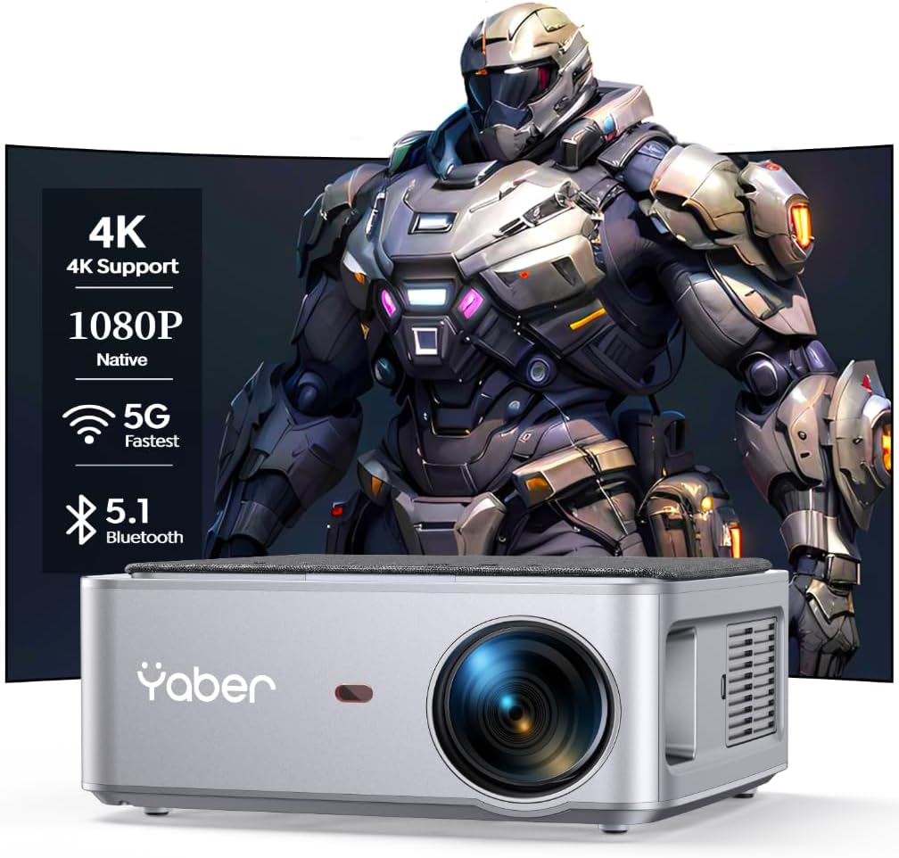 Amazon.com: FANGOR 5G WiFi Bluetooth Projector - Native 1080P HD ...