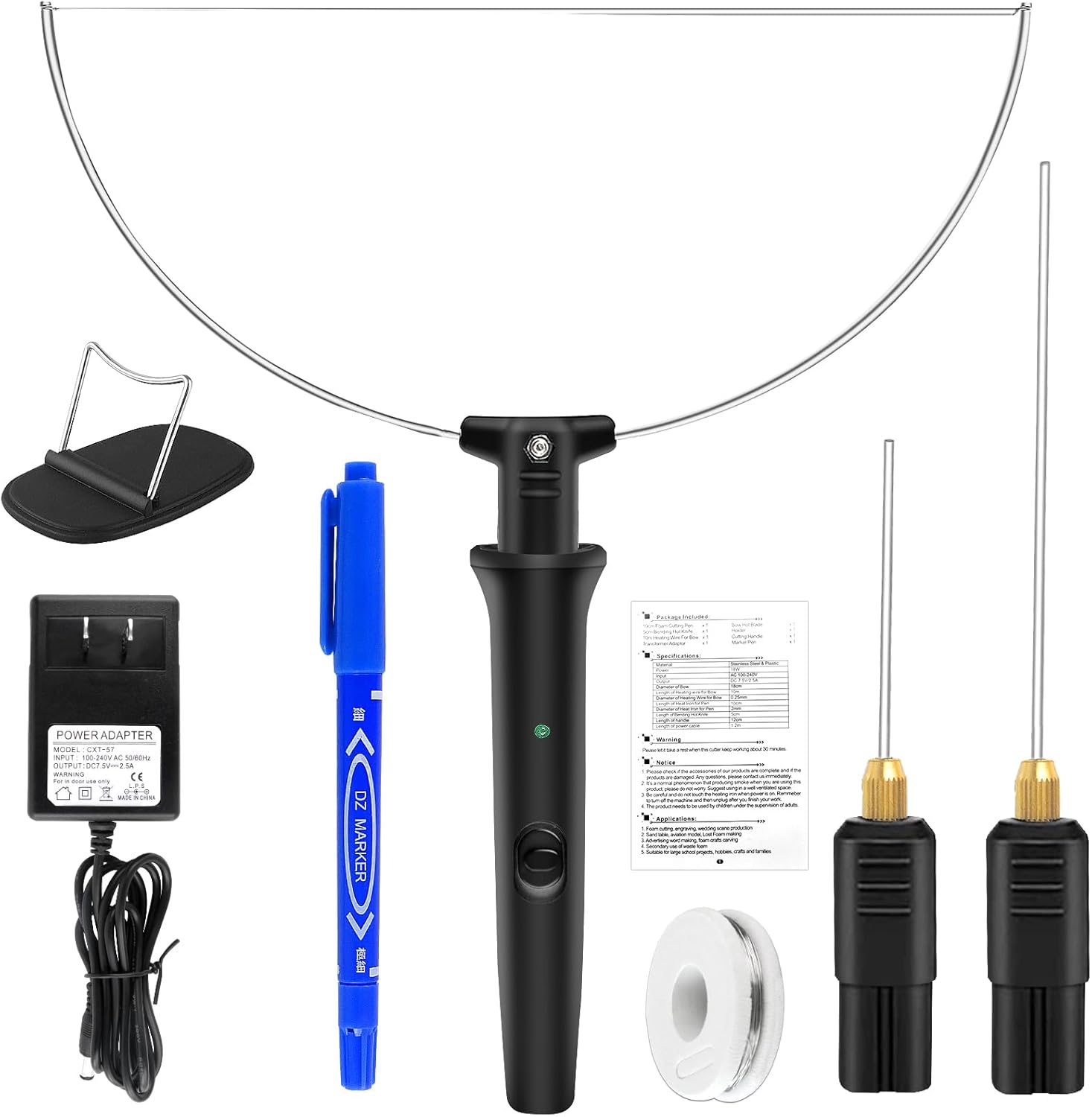 Amazon.com: 8 In 1 Foam Cutter Electric Cutting Machine Pen Tools Kit ...