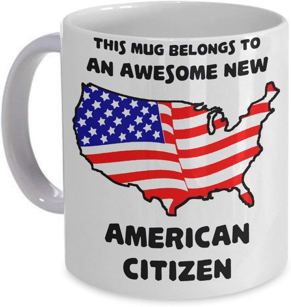 Amazon.com: Funny New Citizen Mug - Congratulations! New American ...