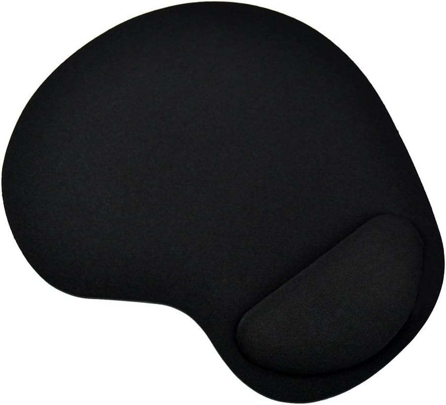 New Horrizon - Mouse Mat BLACK ANTI-SLIP COMFORT MOUSE PAD MAT WITH GEL ...