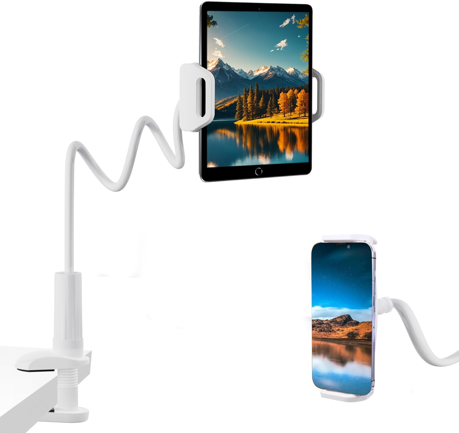 Amazon.com: ZUYEE Gooseneck Tablet Holder for Bed 4.7-11" Devices iPad ...