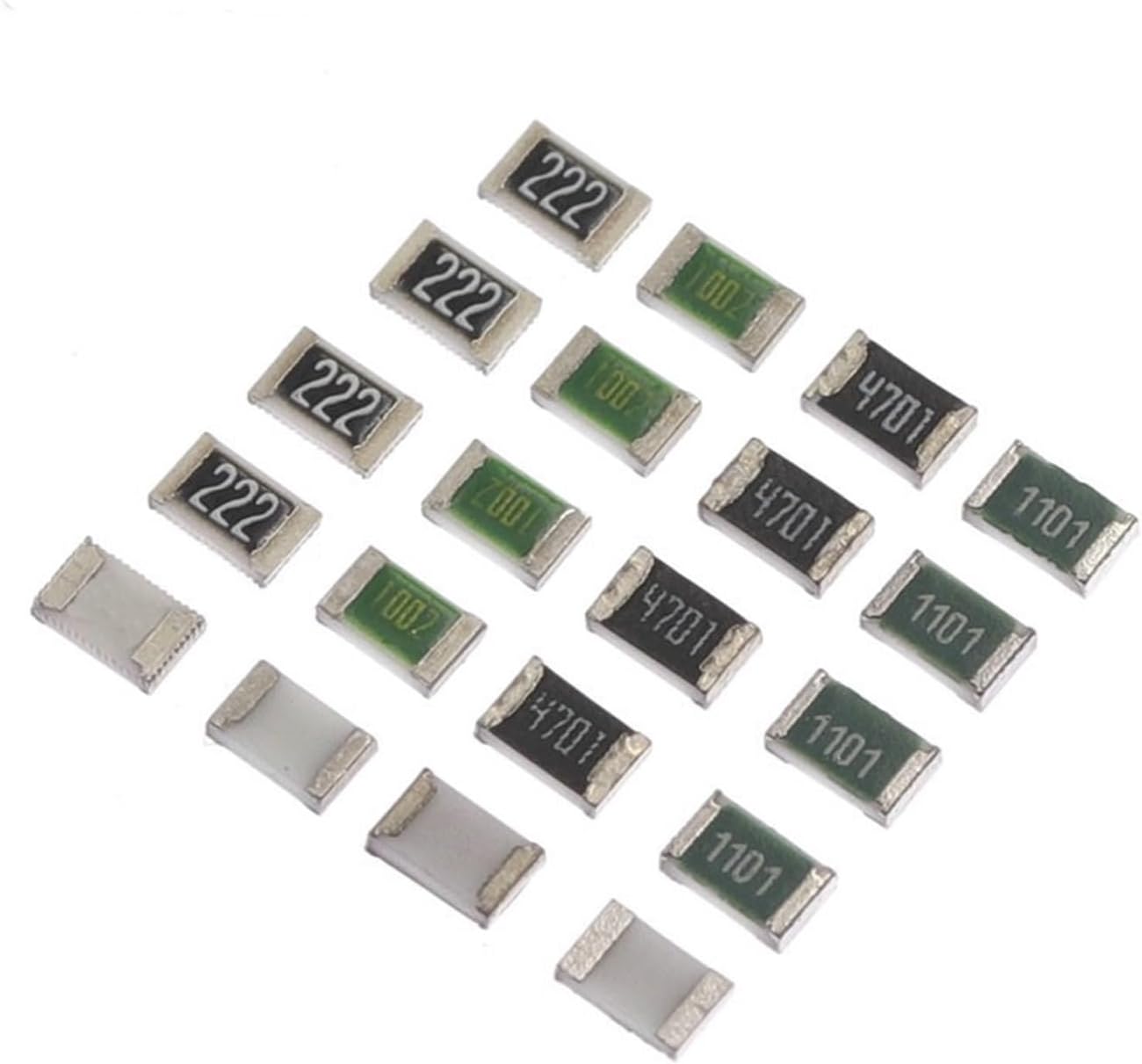 Amazon.com: MIDILI 10 Pcs Chip Accurate Resistor 2012 0.1% 25ppm 0805 1.1K 1.2K 1.3K 1.4K 1.5K 1 ...