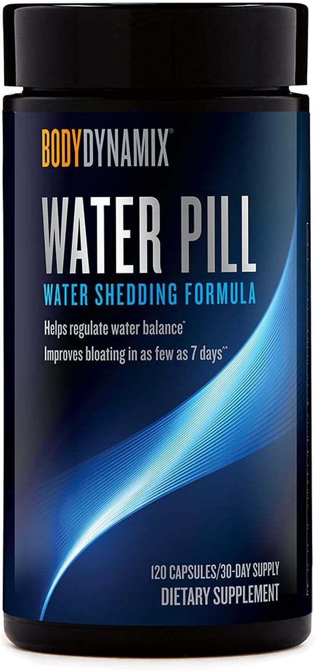 Amazon.com: BodyDynamix Water Pill, 120 Capsules, Helps Regulate Water ...