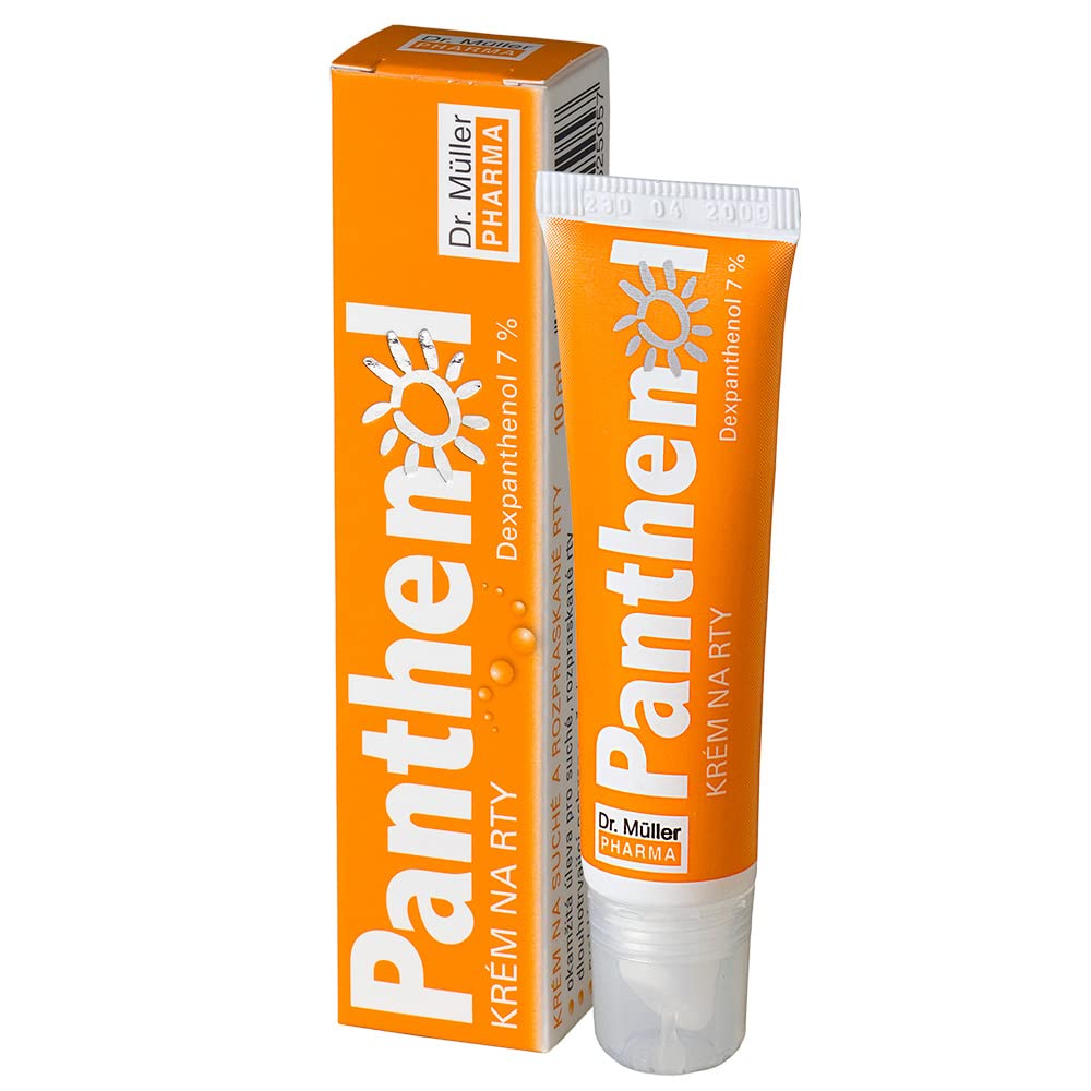 Amazon.com : Dr. Muller Pharma Panthenol Lip Cream 7%, Hydrates and ...