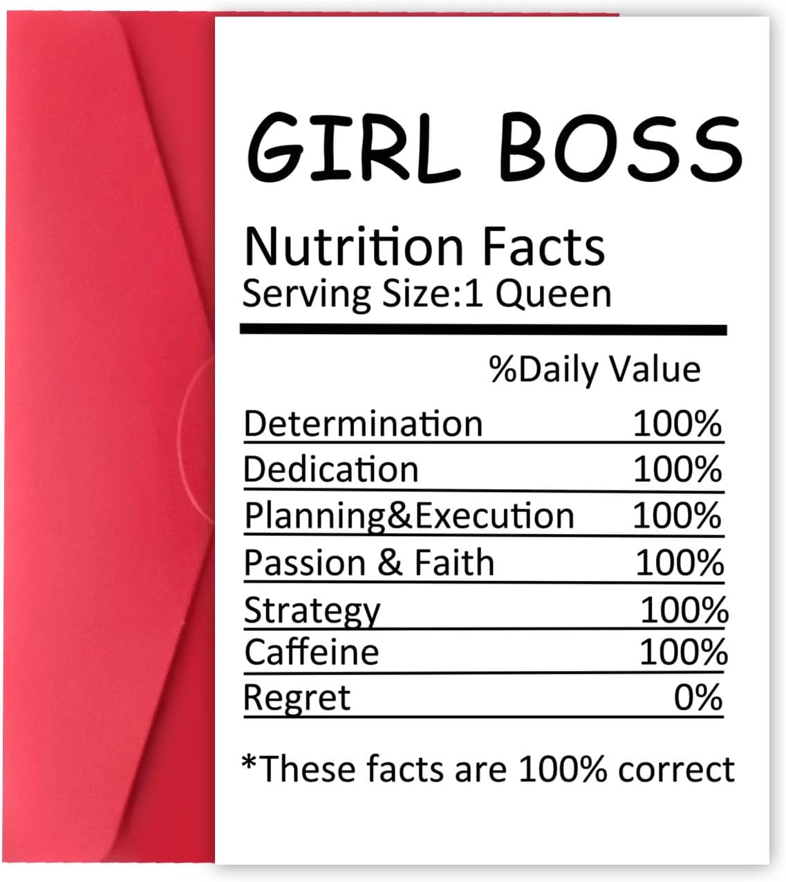Amazon.com: Funny Girl Boss's Day Card for Women, Boss Lady Definition ...