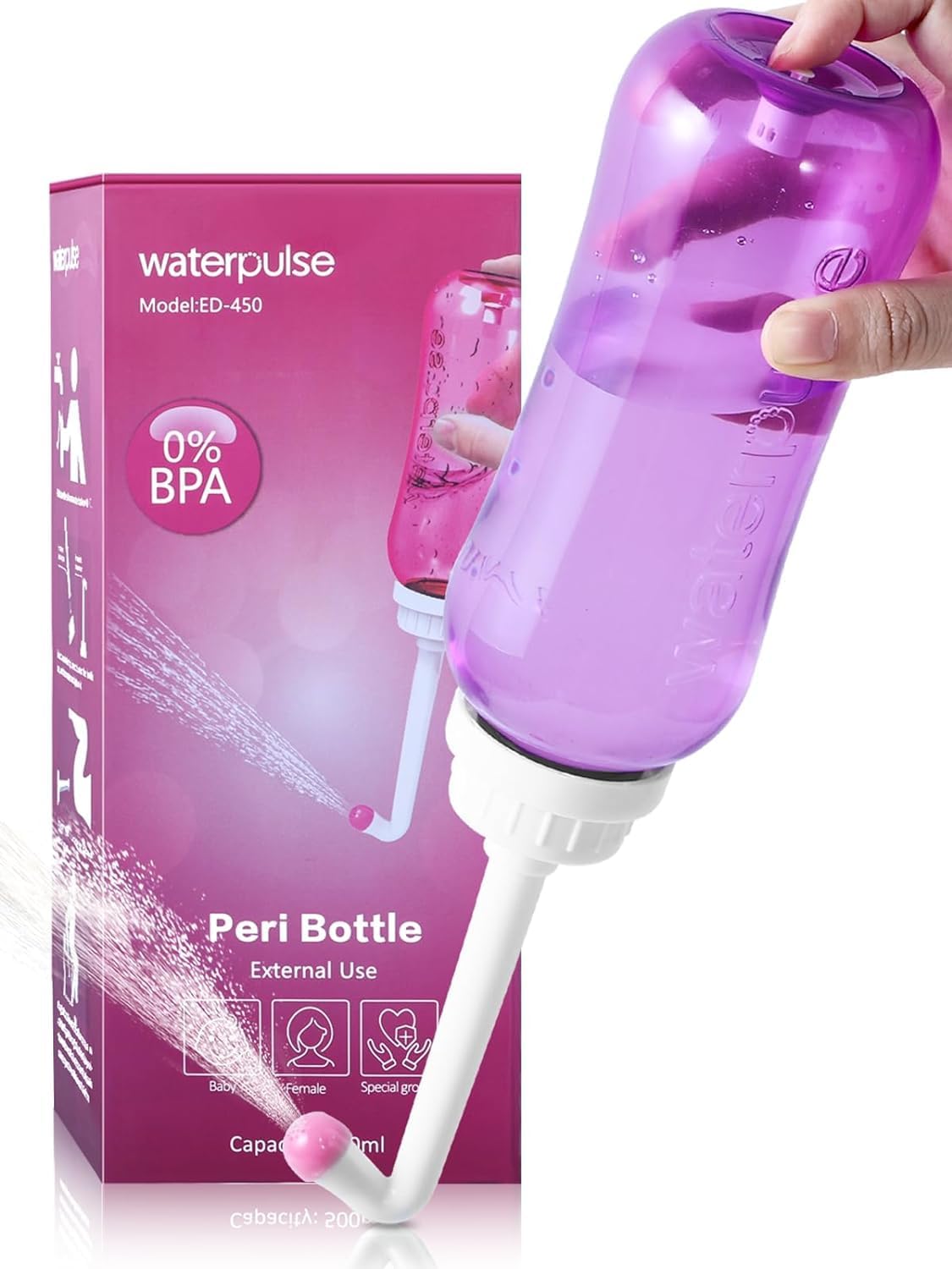 Amazon.com: Peri Bottle for Postpartum & Perineal Care,Portable Travel ...