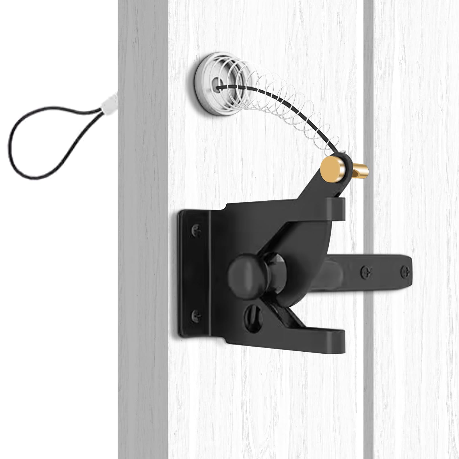 Snapklik.com : Self Locking Gate Latch