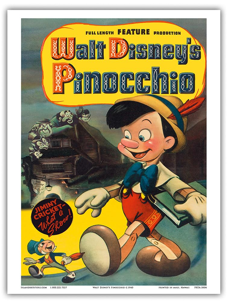 Pinocchio Movie Poster 1940