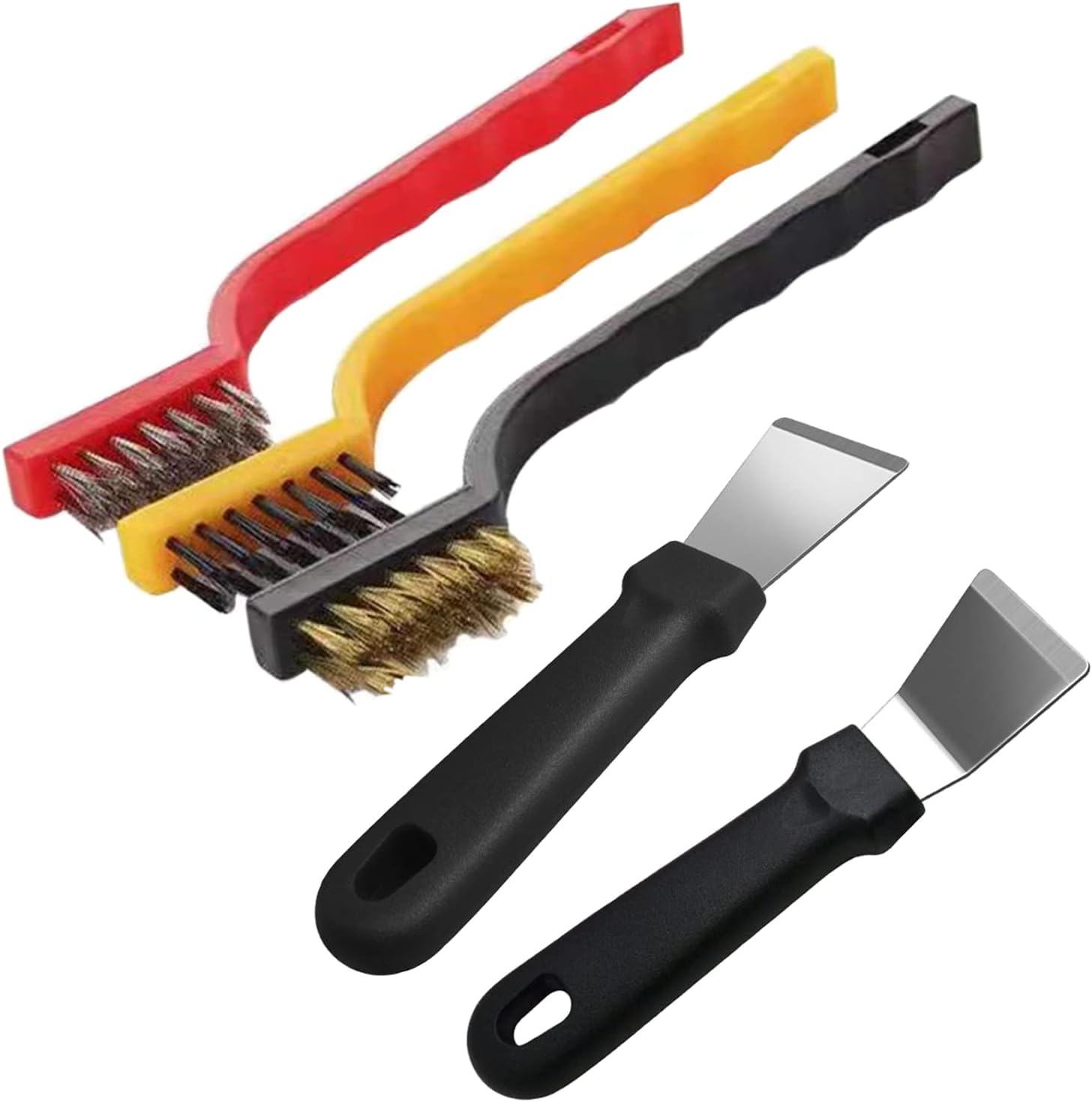 Amazon.com: ZAOIIZ 5Pcs Kitchen Stove Cleaning Brush + Scraper Tool Set ...