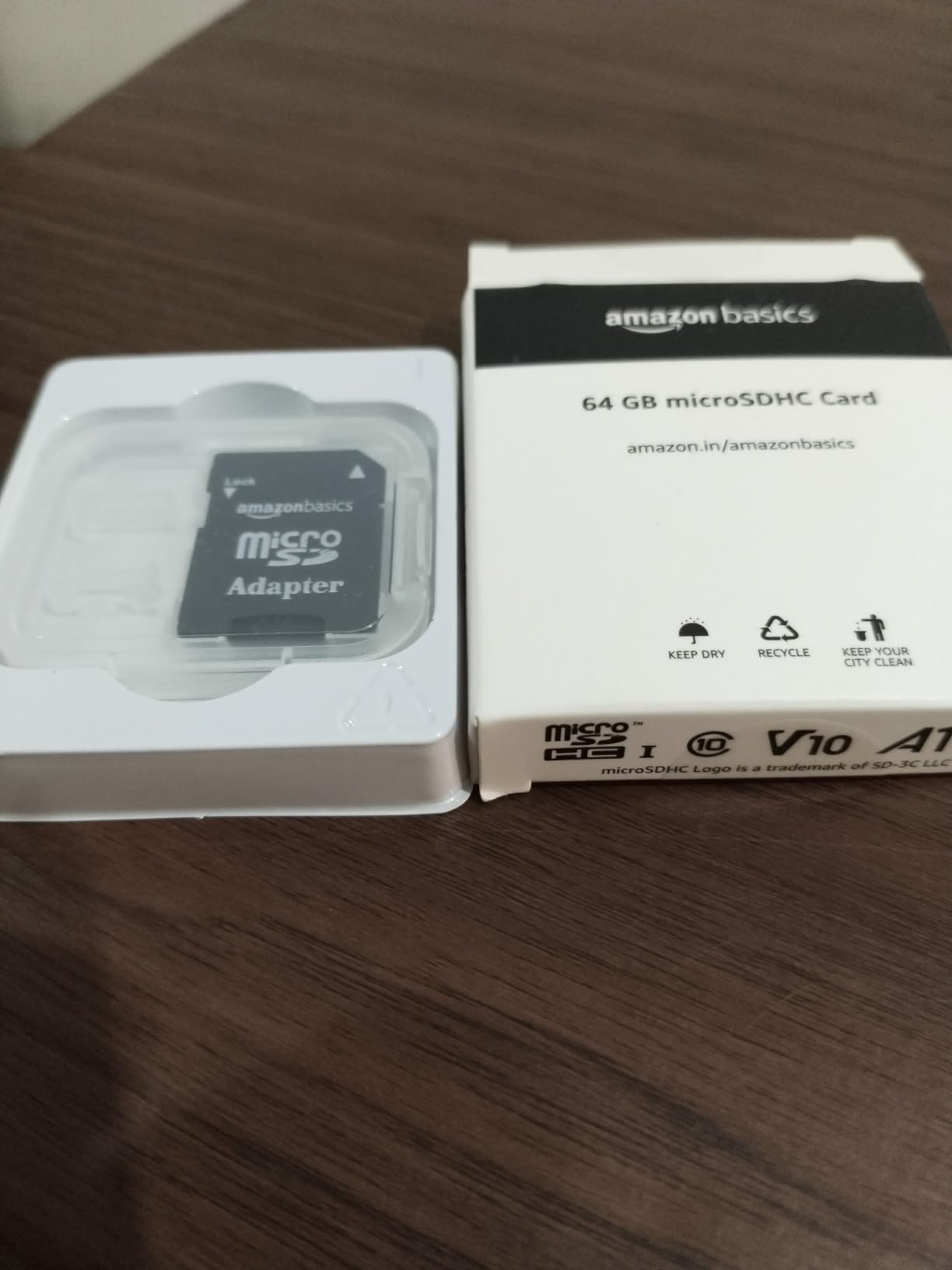 Amazon Basics 64 GB Micro SD Card with Adapter | Upto 120 MB/s | Class ...