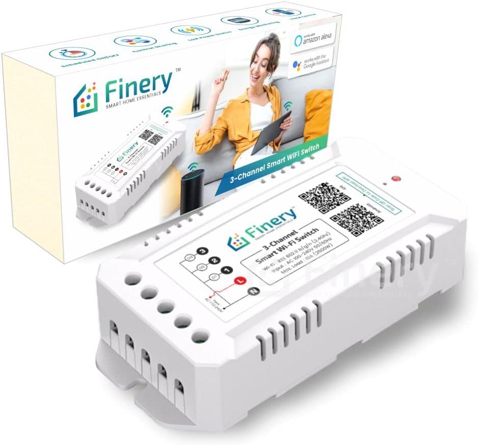 Finery WiFi Smart Switch with Energy Monitoring retrofit supports ...