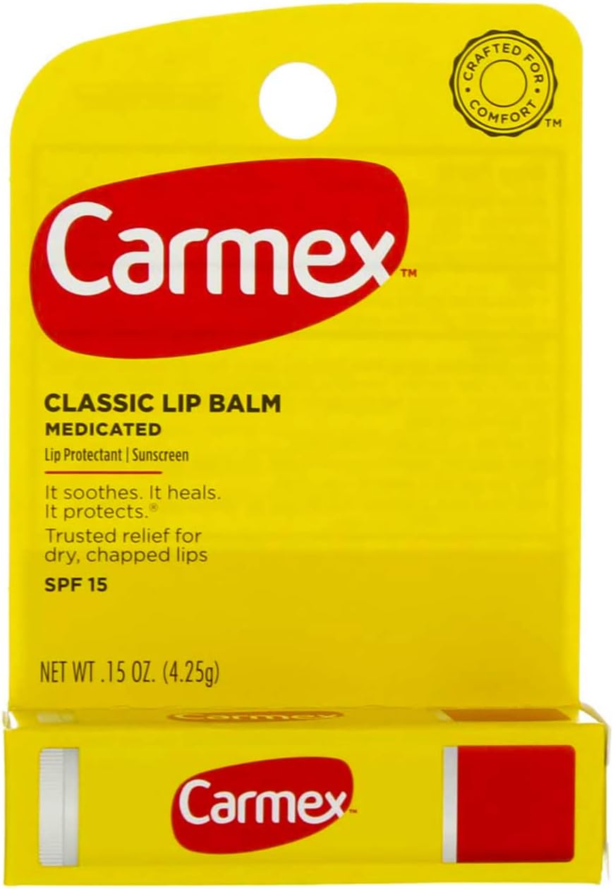 Amazon.com : Carmex Weather Guard Moisturizing Lip Balm Stick with SPF ...