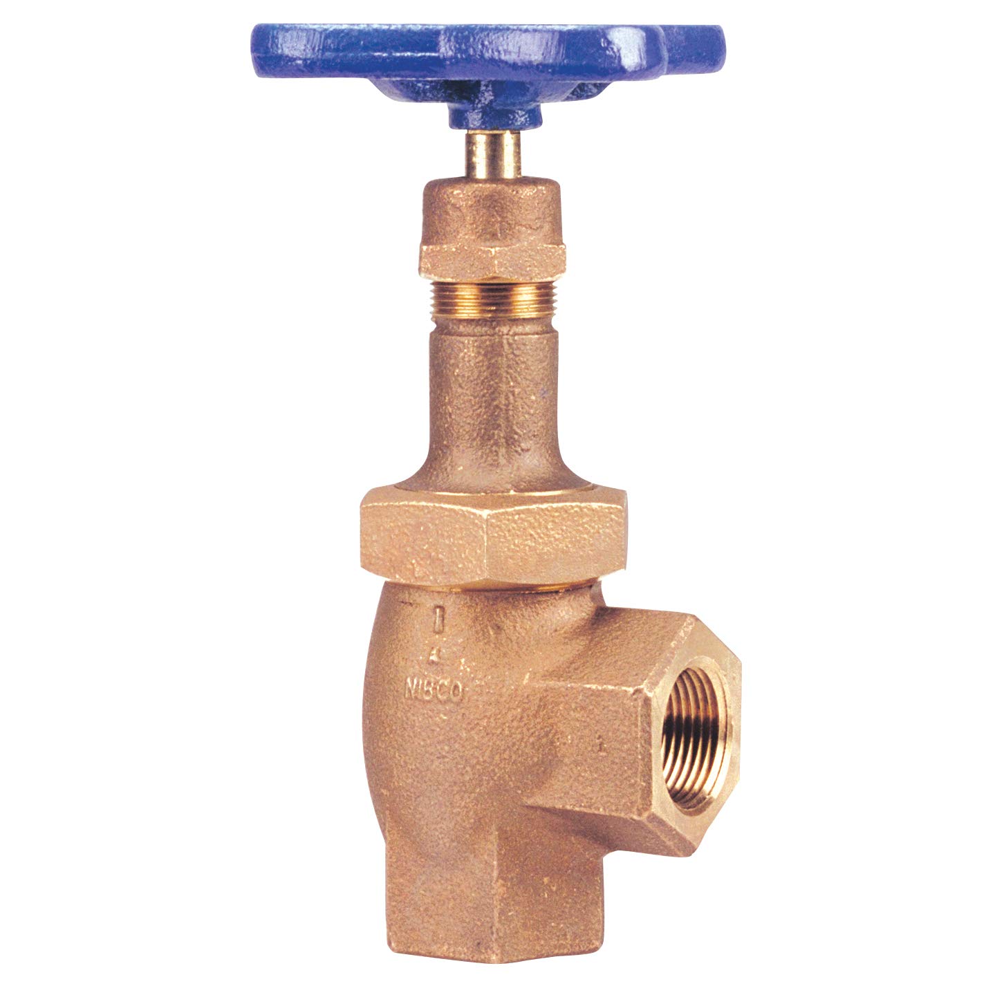 NIBCO Fig No T-375-B, 3/4 in. Bronze Angle Valve, Class 300, Threaded ...