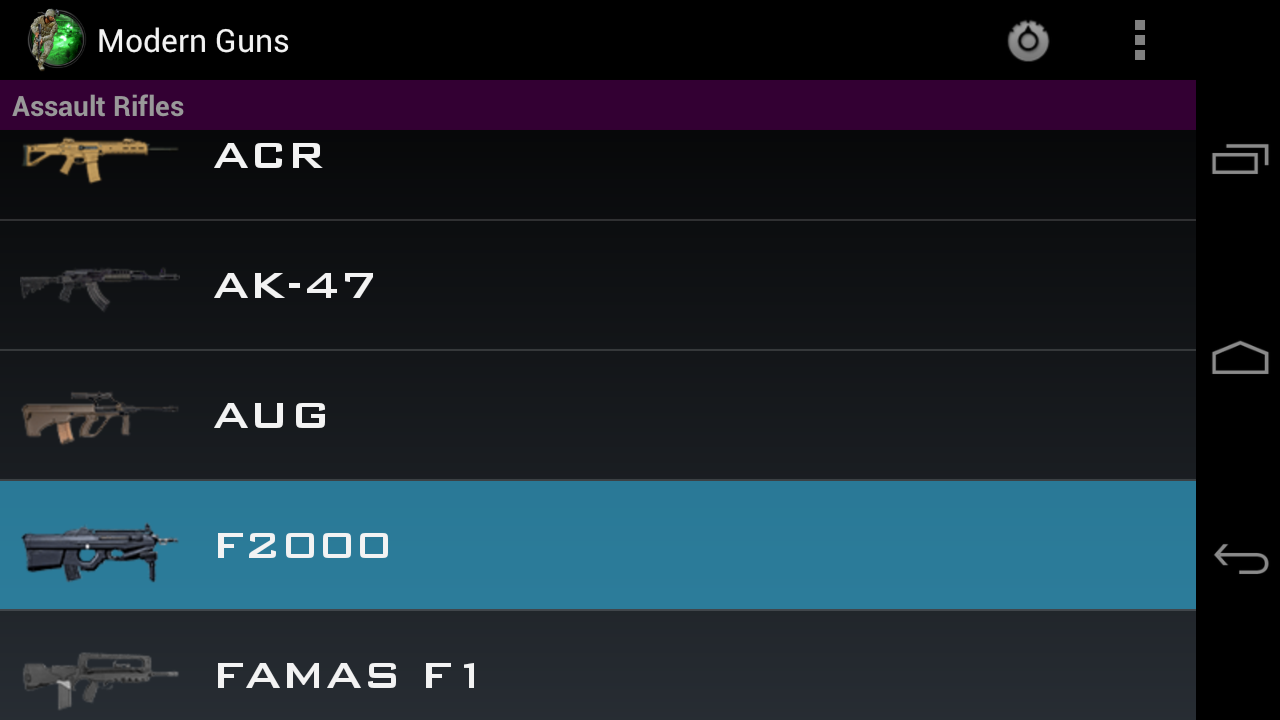 Modern Guns - App on Amazon Appstore
