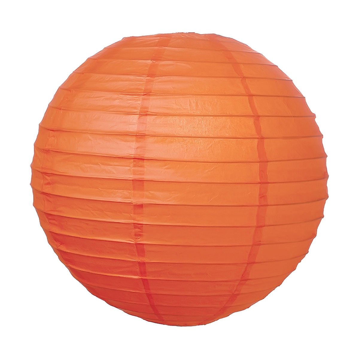 Luna Bazaar Premium Paper Lantern Lamp Shade (12-Inch, Parallel Ribbed ...