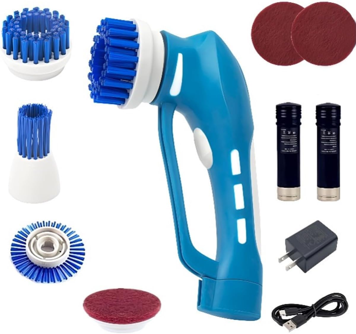 Amazon.com: Cordless Hand Held Power Scrubber for Cleaning ...