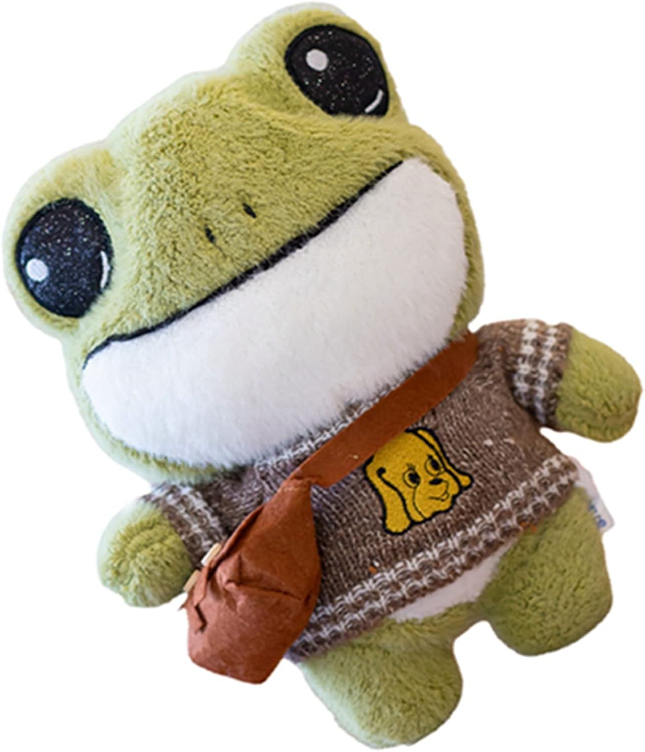 Buy 7.9in Stuffed Frog Plush Animal Doll Toy, Super Cute Green Frog ...